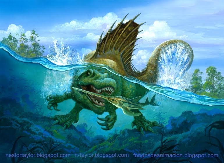 el blog del ilustrador: ESPINOSAURIO