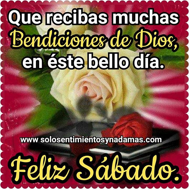 Que recibas muchas bendiciones de Dios. - Solo sentimientos y nada mas