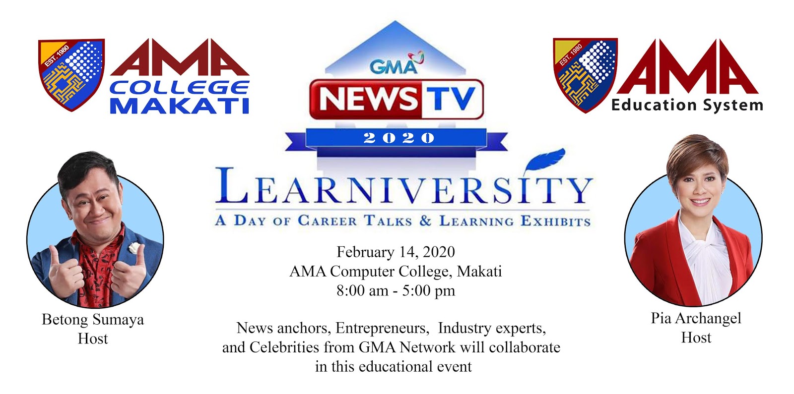 [NEWS] Learniversity; GMA News TV goes to AMA Makati