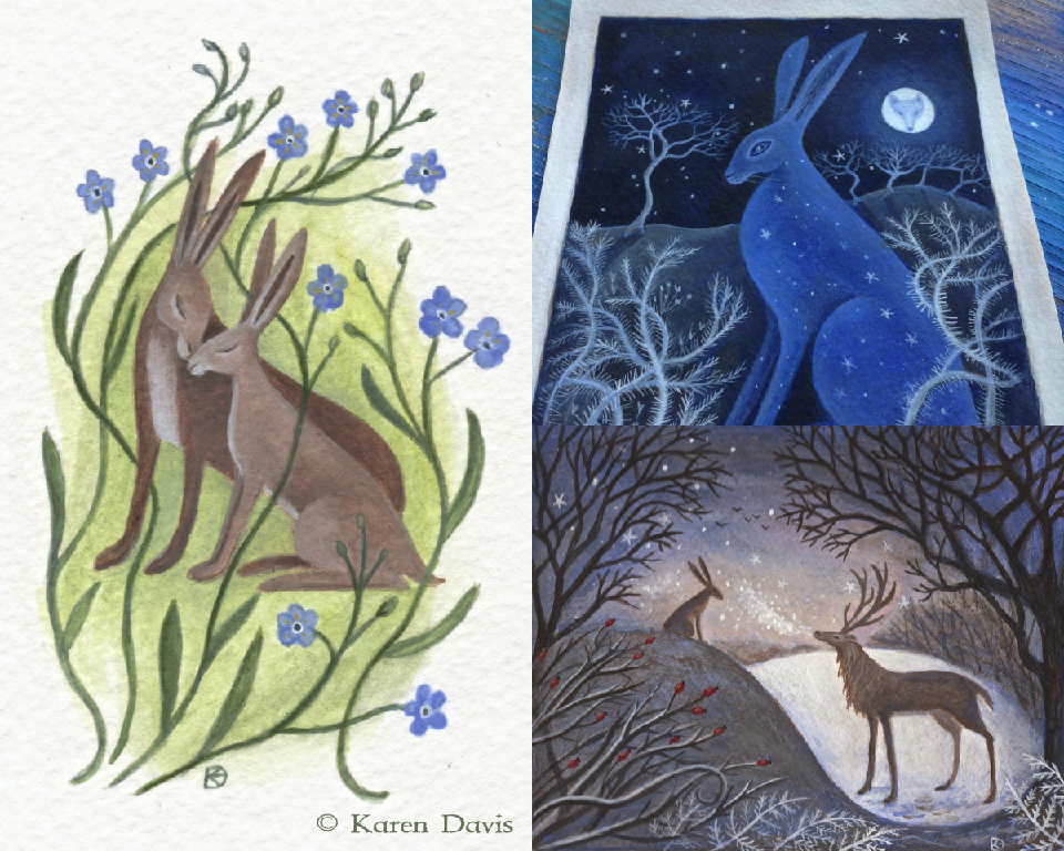 Moonlight and Hares: The days are getting lighter