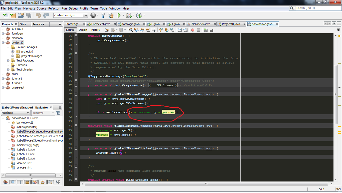 Repleace The Default Windows Menu Undecorated With Java Netbeans ...
