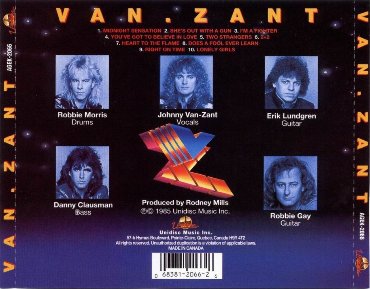 Hard rock - Melodic Rock - AOR: Van Zant - Van Zant (1985)