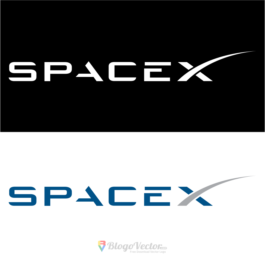 SpaceX Logo Vector - BlogoVector