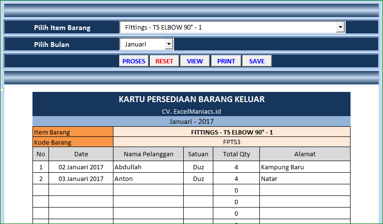 Format Kartu Stok Barang Excel - Kunci Pendidikan Format Kartu Stok Barang Excel - Kunci Pendidikan