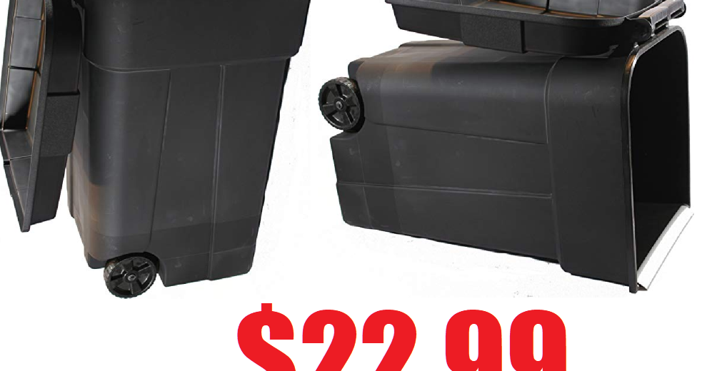 EXPIRED!! Incredible Solutions 50-Gallon Trash Pan Trash Can $22.99 ...