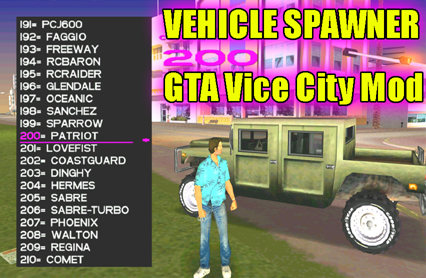 Download Vehicle Spawner Mod For GTA Vice City With Installation Video download-vehicle-spawner-mod-for-gta-vice-city-with-installation-video