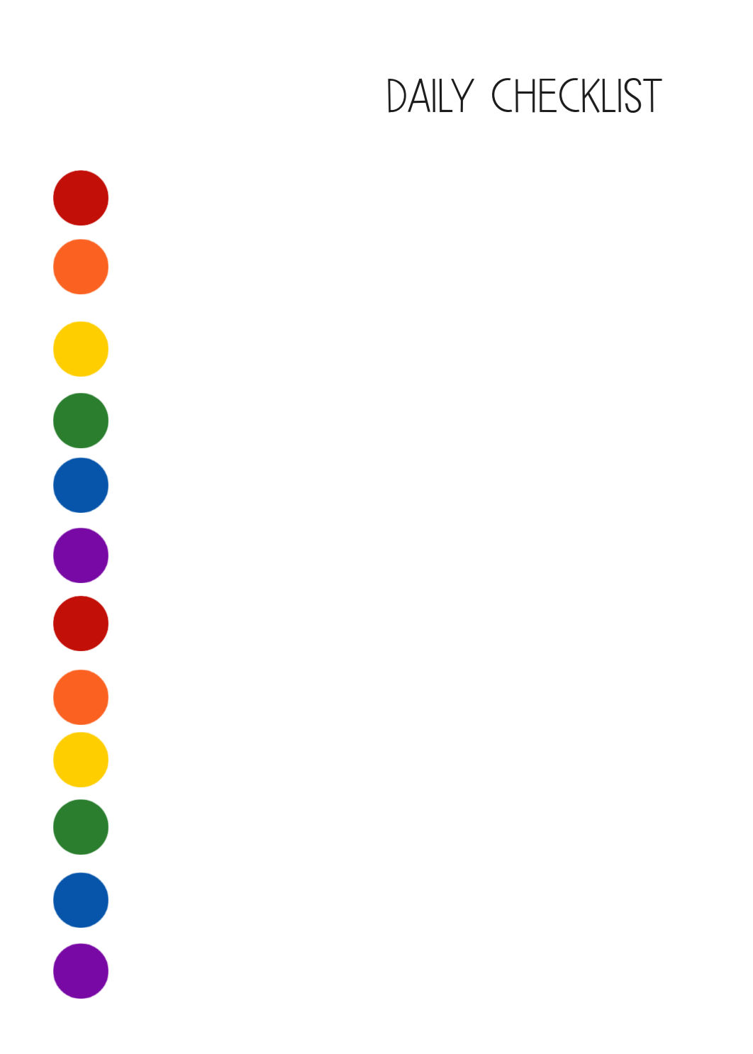 She's Crafty: Make a dry erase Daily Checklist for Kids