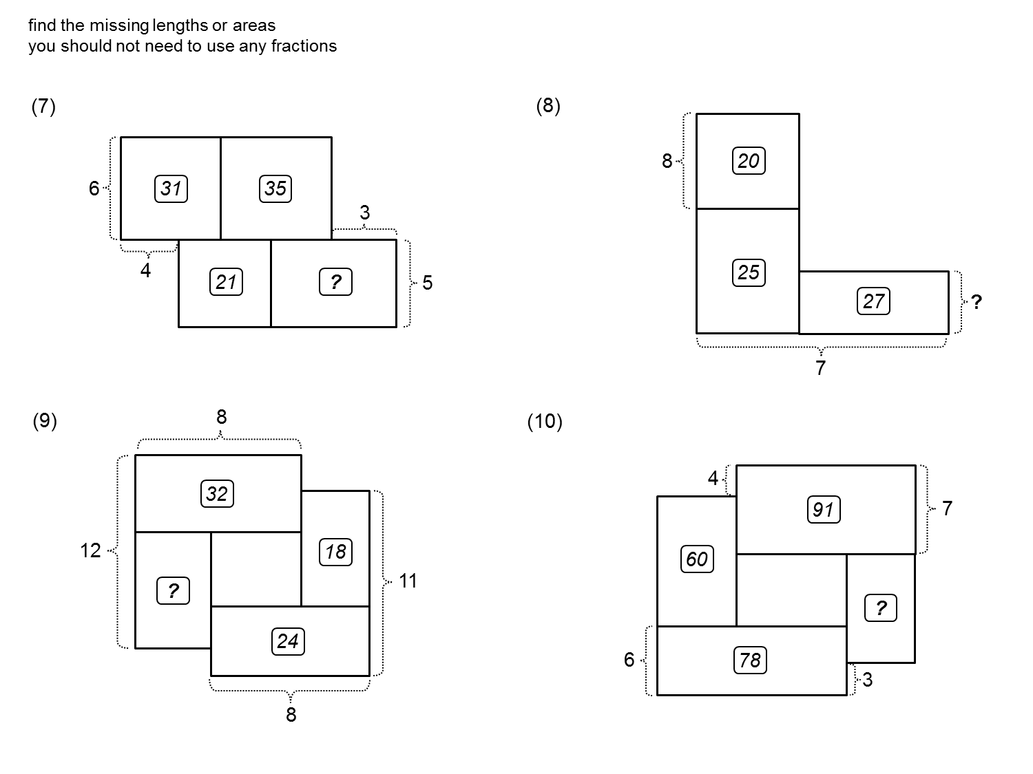 MEDIAN Don Steward mathematics teaching: area mazes