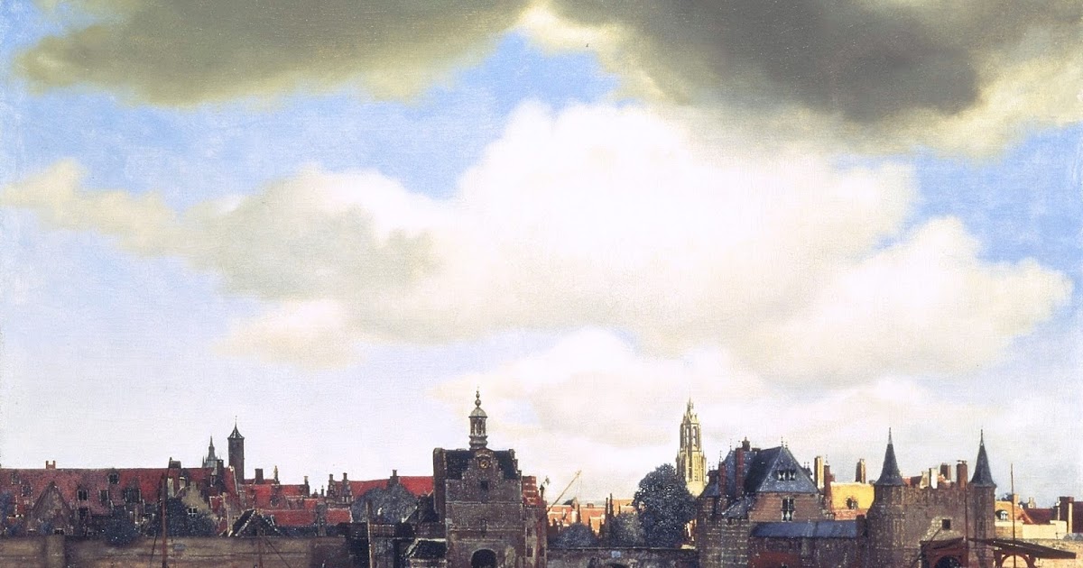 Damn Fine Art: Johannes Vermeer. View of Delft (‘Gezicht op Delft’), ca ...