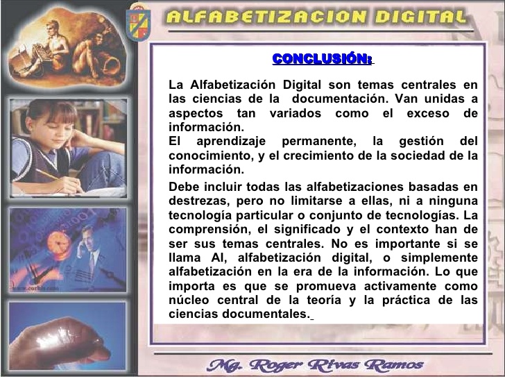Alfabetización digital : Conclusiones