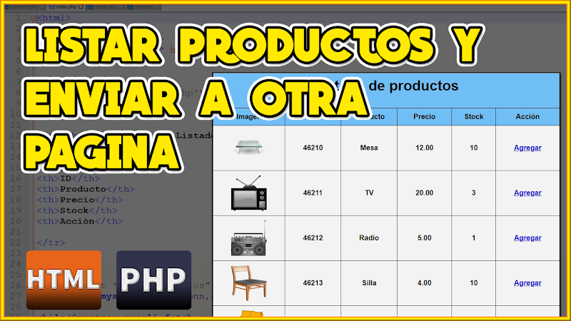 Vaidrollteam Listar Productos De Una Base De Datos En Php Html Y Mysql