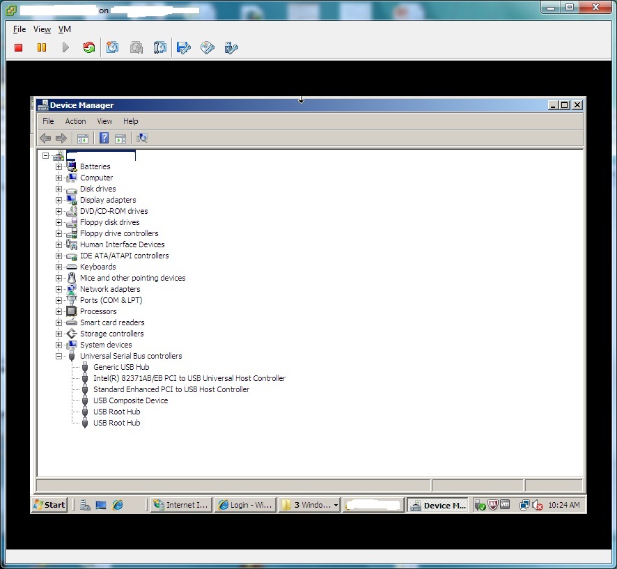 Technology Solution Connecting Usb To Vmware Vm