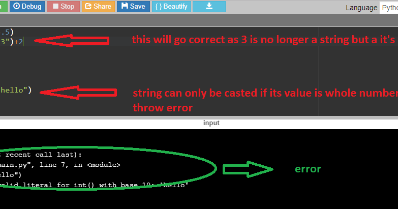 Casting in Python | Conversion of datatypes Casting in Python | Conversion of datatypes