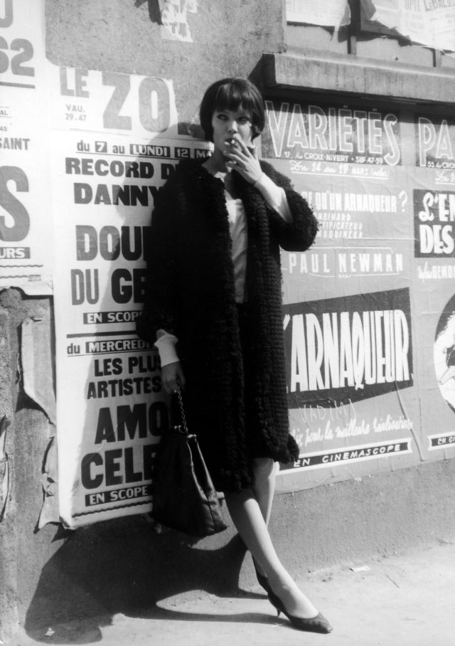 40 Beautiful Photos of Anna Karina During the Filming of ‘Vivre sa vie ...