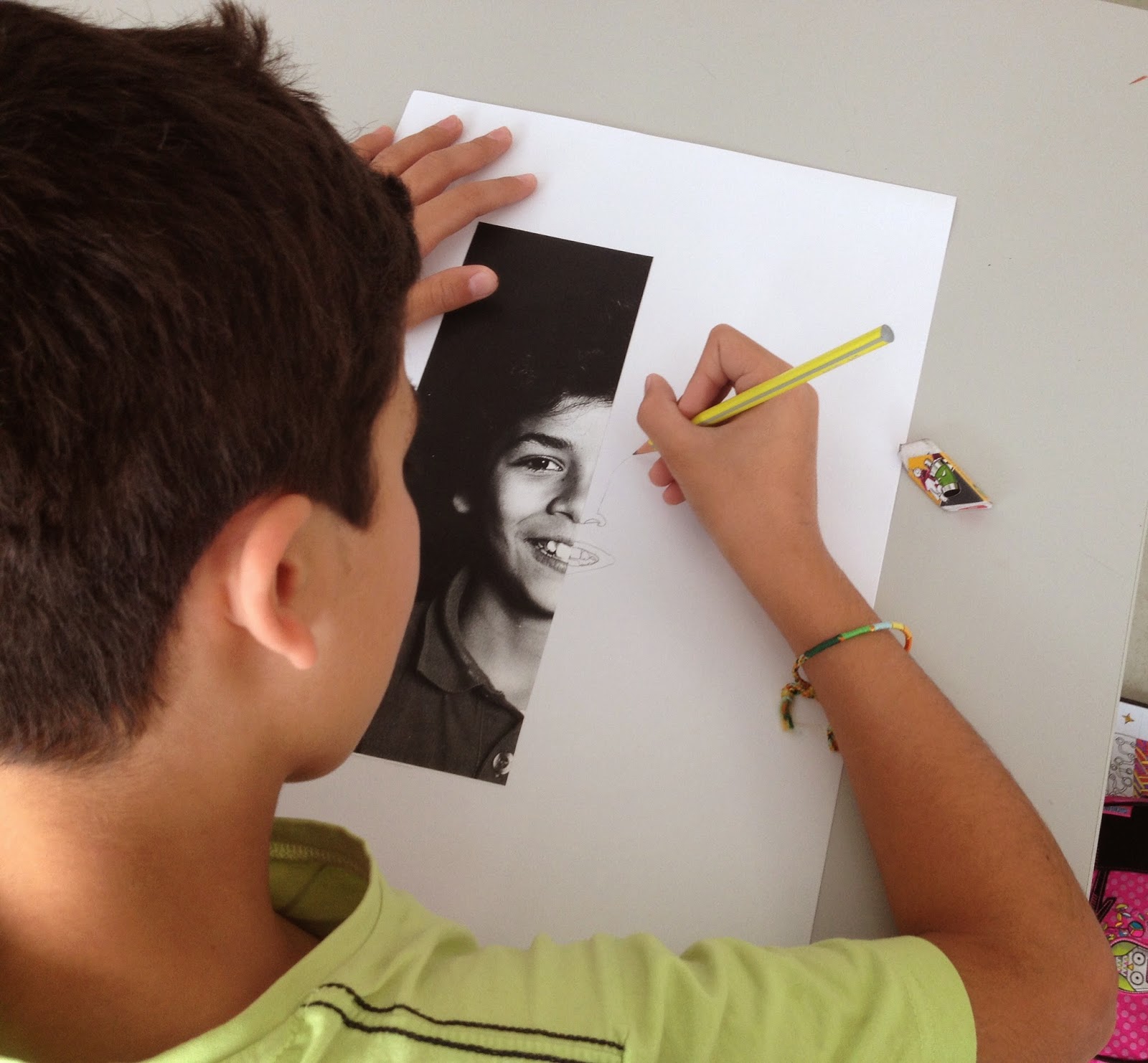 Arte na Escola: Desenho do Rosto (5º Ano - EV)