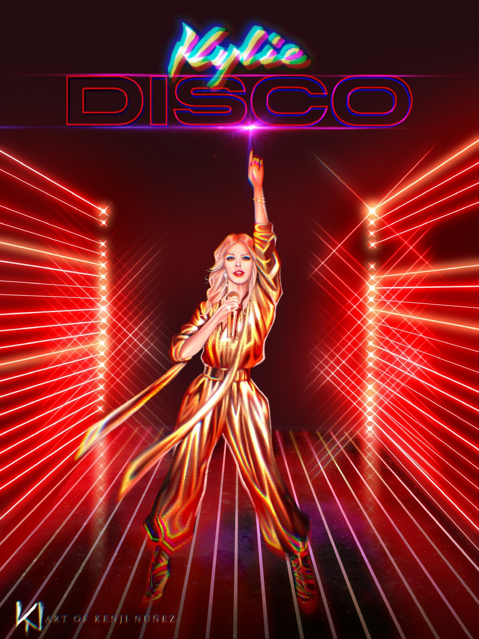 Kylie Fanmade Art: Disco - Art