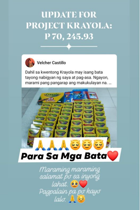 Kwentong Krayola ng isang Bata at Guro, Umani ng Maraming Tulong, Saya ...