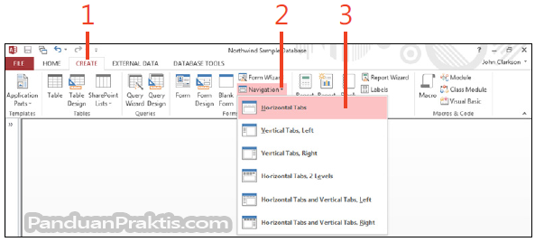 Cara Membuat Navigation Form Di Access - Lab Wisnu