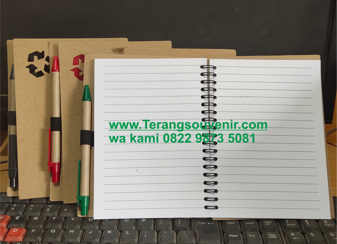 SOUVENIR BUKU MEMO BLOCKNOTE NOTEPAD CUSTOM NOTEPAD POLOS NOTEBOOK ...