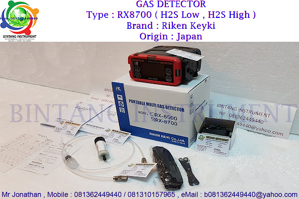 .: 081362449440 JUAL GAS DETECTOR RIKEN KEIKI RX 8700 , JUAL GAS ...