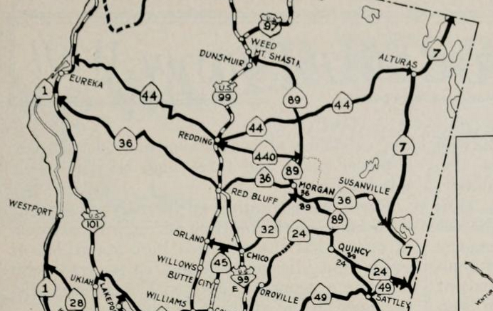 California State Route 44 and California State Route 440