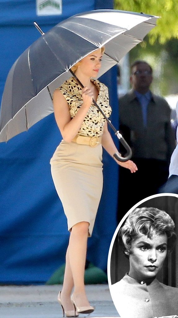 First Look at Actress Scarlett Johansson as 'Psycho' Star | sizzerspedia