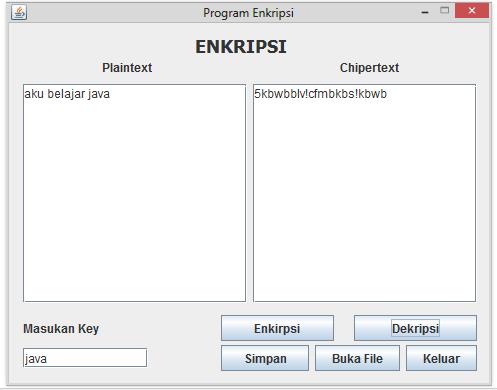 Program kriptografi caesar cipher dengan java - booride