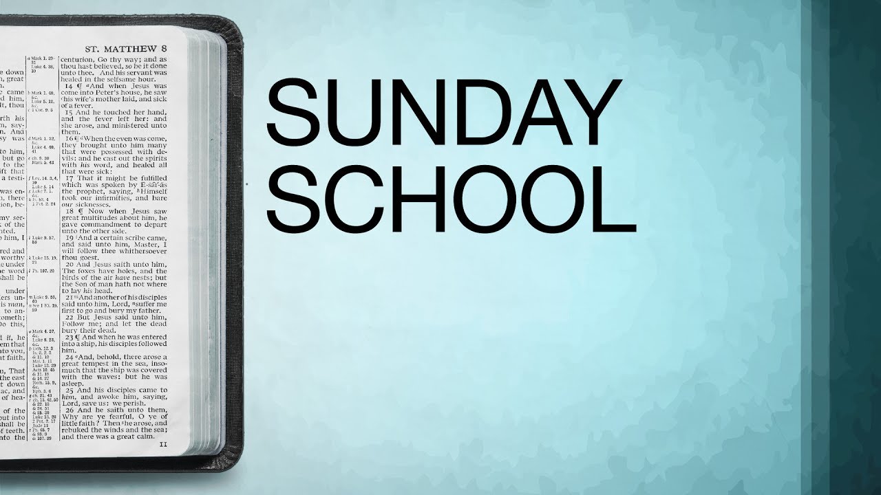 Experimental Theology: Journal Week 35: Sunday School Teacher