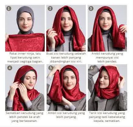 Kumpulan Cara Memakai Jilbab Dan Tutorial Hijab Modern