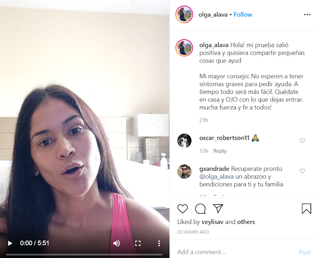 Former Miss Earth Olga Alava Tested Positive For Coronavirus