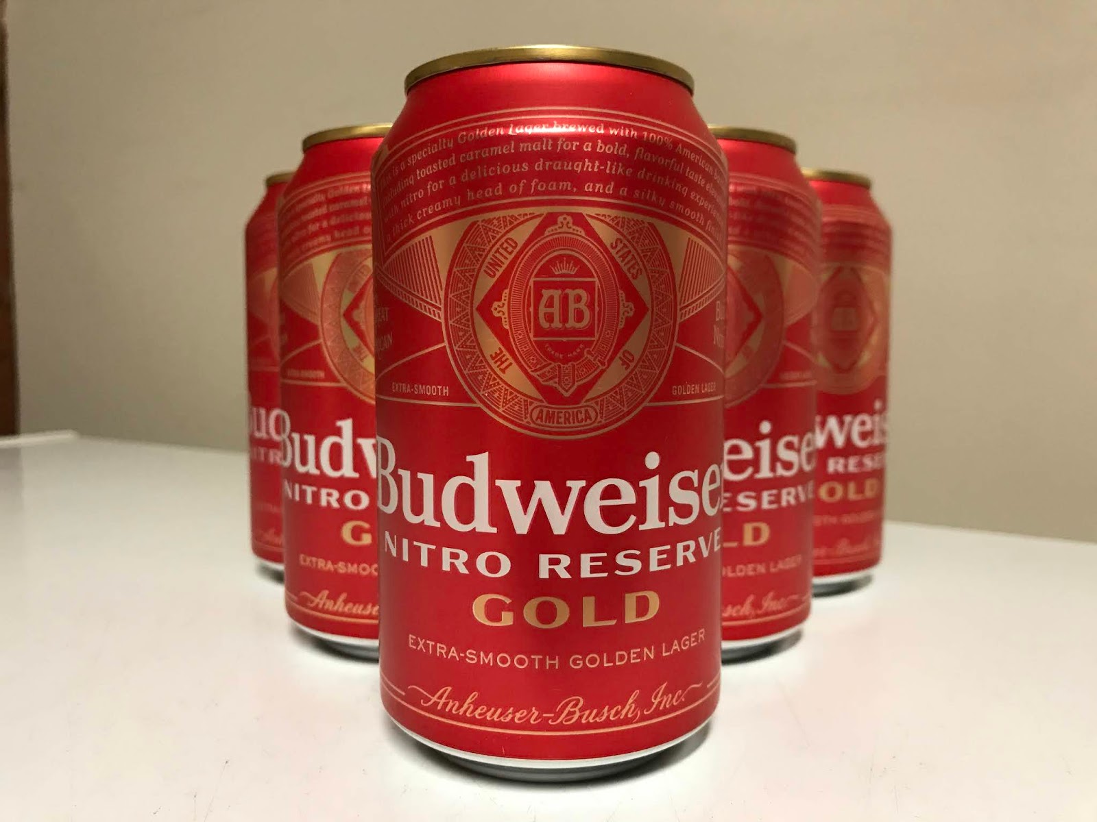 Beer Of The Week - Budweiser Nitro Reserve Gold