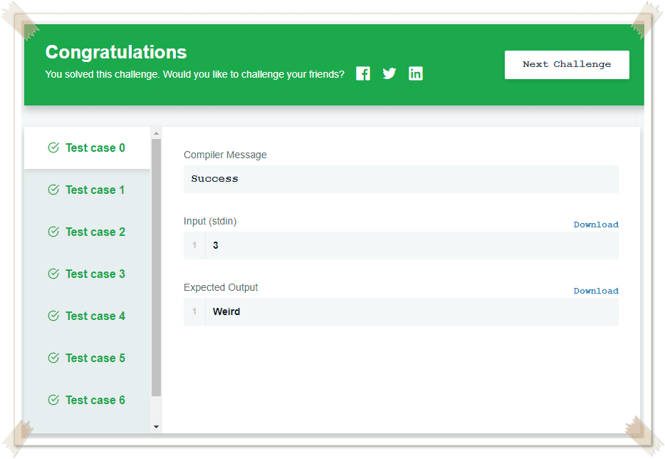 Hackerrank Day 3 Solution In C Intro To Conditional Statements