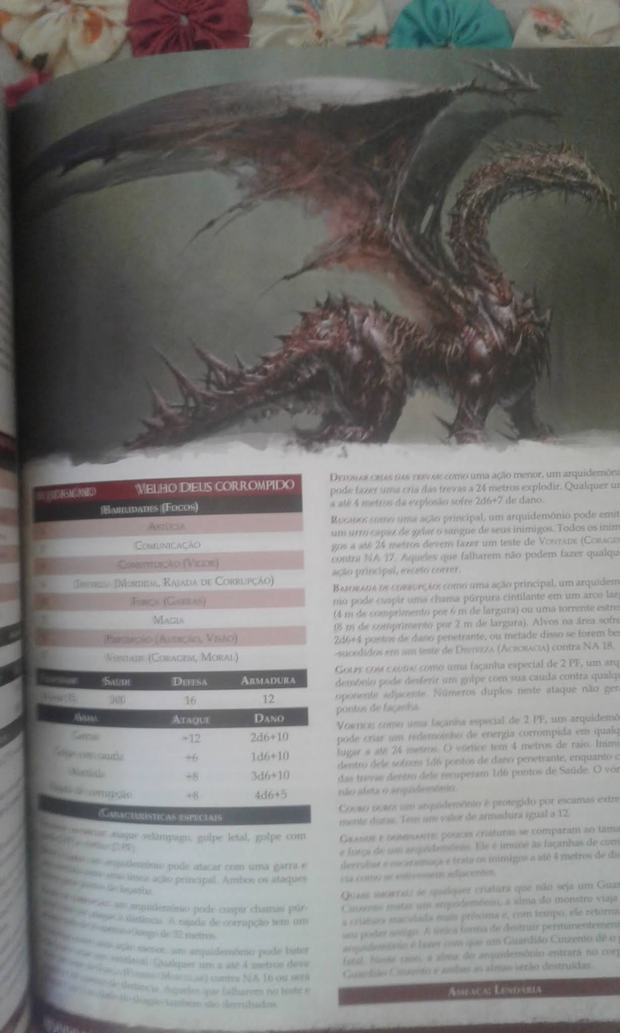 O livro básico de Dragon Age RPG - Rei dos Games!