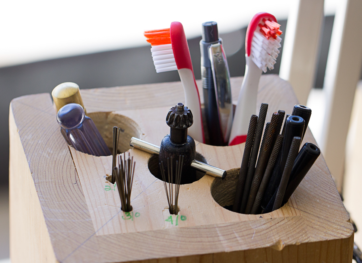 Love My Art Jewelry: Handmade lazy susan tool organizer...and giveaway ...