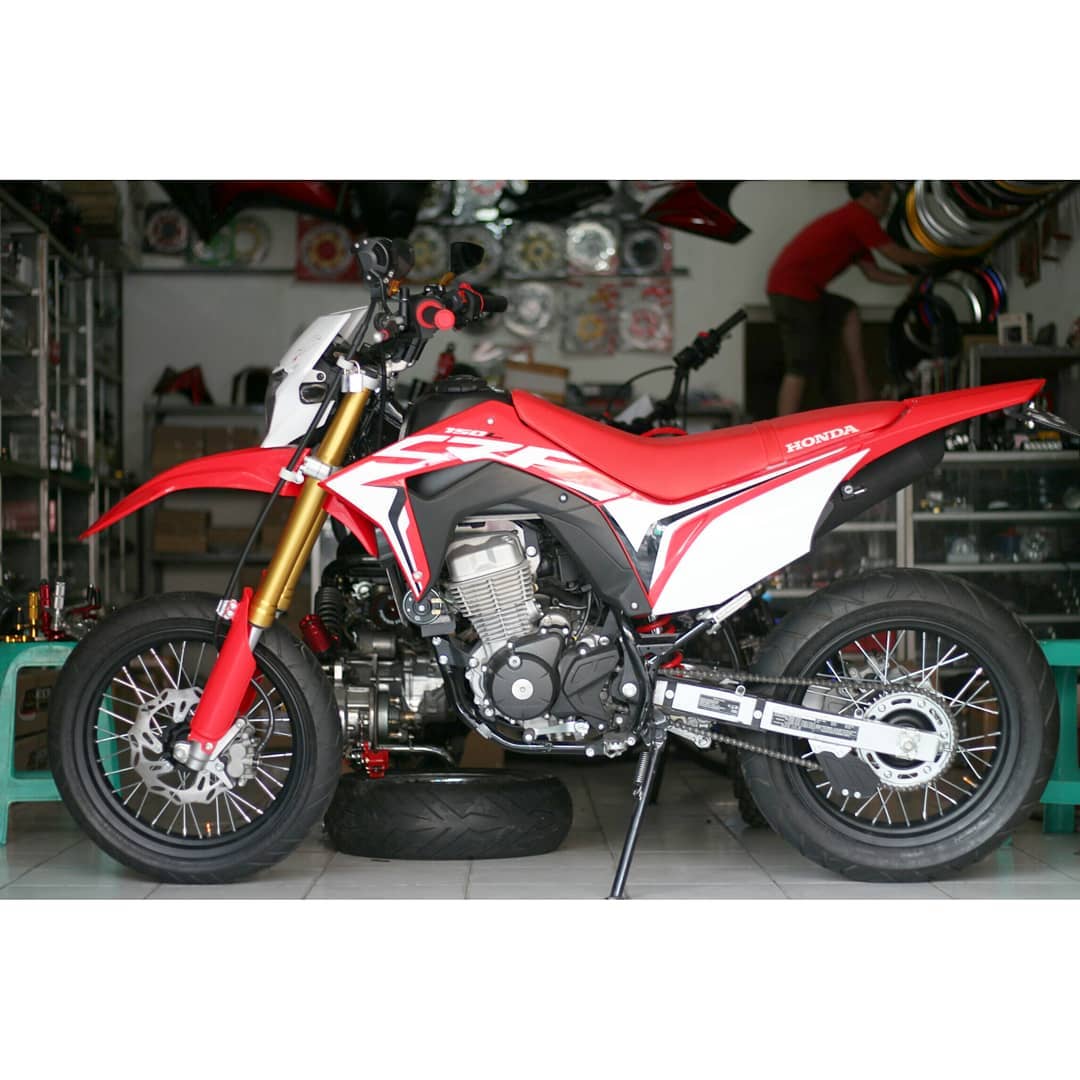 Crf Modif Supermoto : MODIFIKASI HONDA CRF 150 L SUPERMOTO #EPS_1 ...