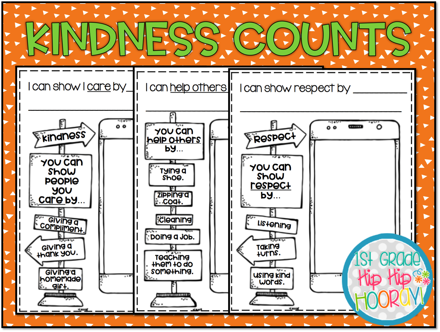 1st Grade Hip Hip Hooray!: Kindness