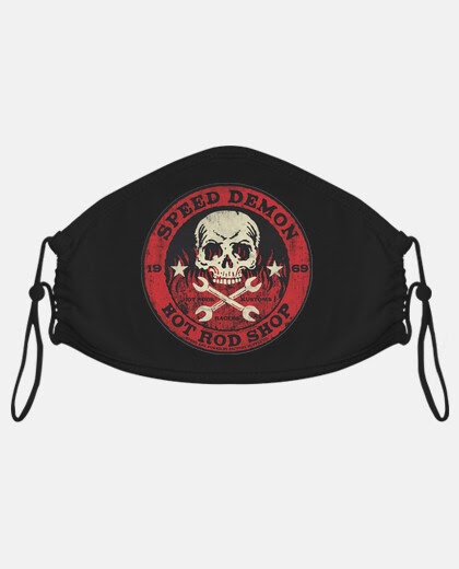 Mascarillas de tela - Diseño Speed Demon