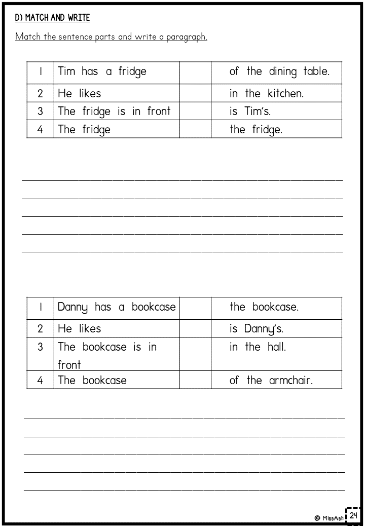 ASH THE TEACHER: Year 3 Step by Step Writing Module Part 1