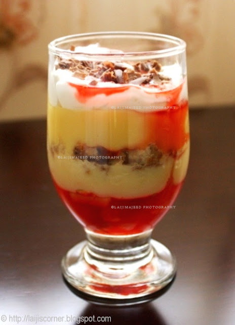 Laiji's Creative Corner: Simple Trifle Pudding