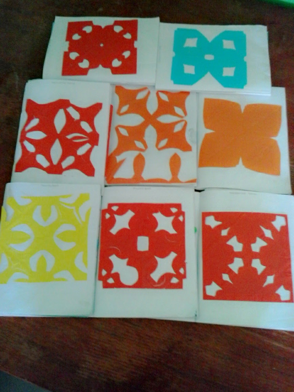 Sepanjang Hidup Bersamamu: gambar hasil menggunting kertas untuk tingkat TK