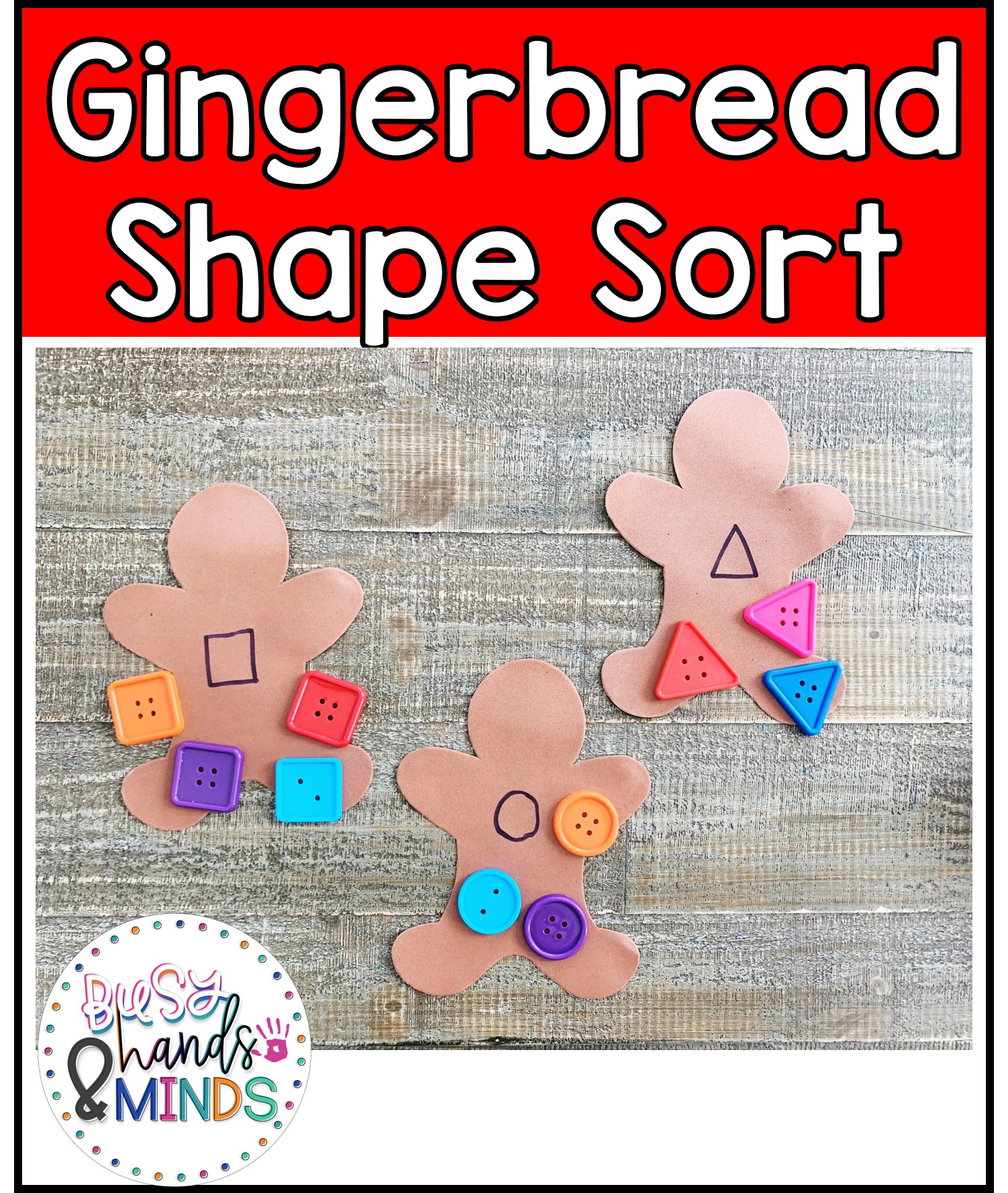 Gingerbread Preschool Pack | Busy Hands and Minds