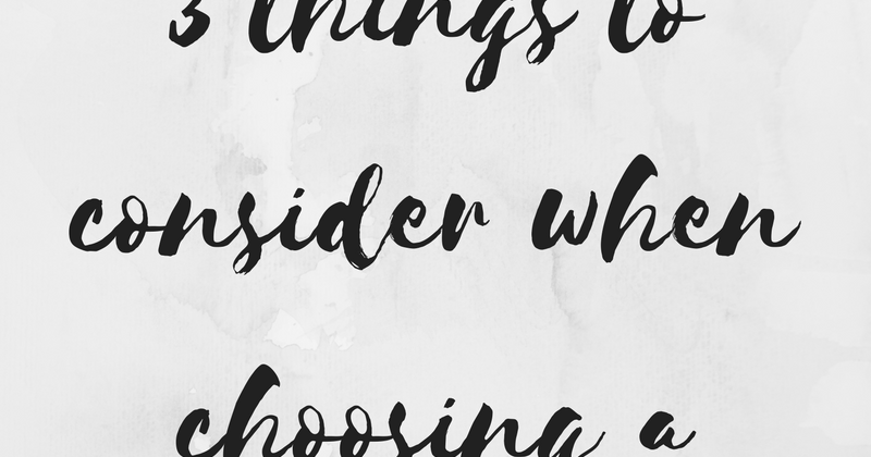 3 things to consider when choosing a college