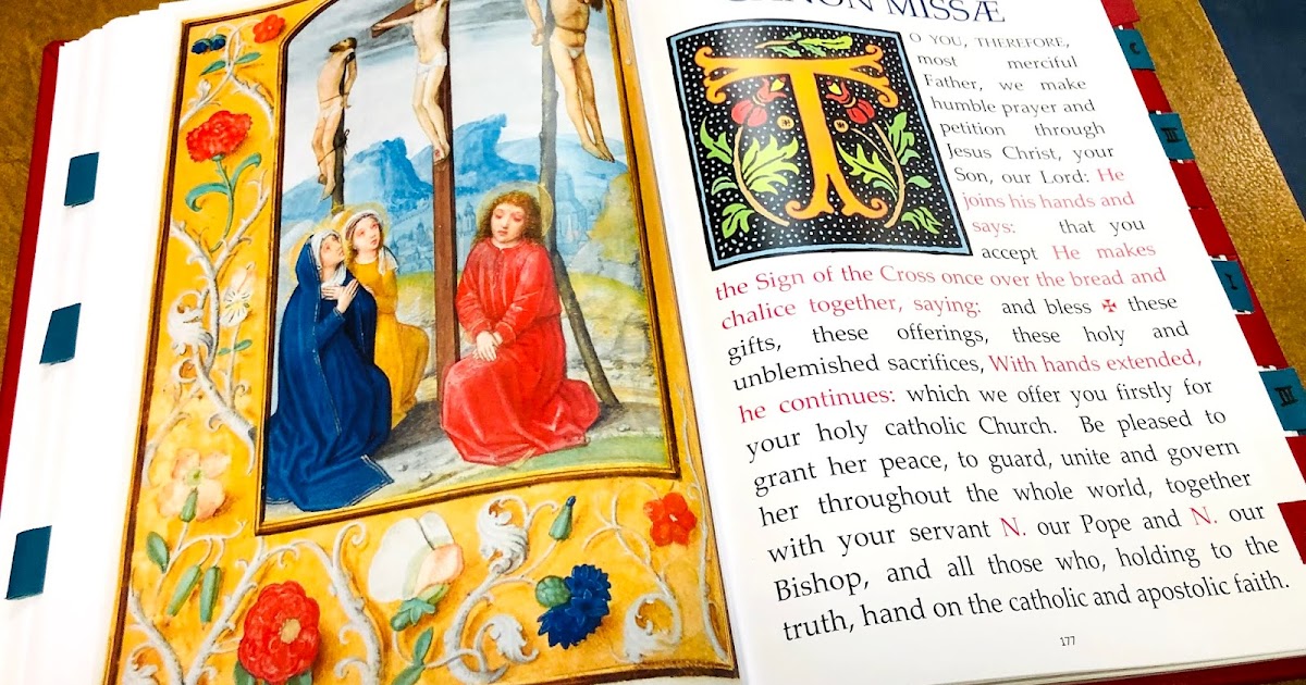 The Art of Altar Missals: Example from Canada ~ Liturgical Arts Journal