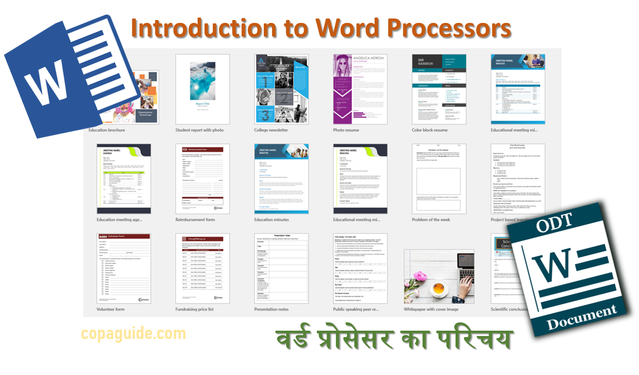 COPA-Guide | Learning Word Processor