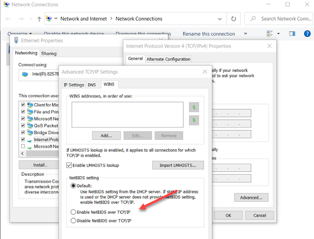 How to Enable or Disable NetBIOS Over TCP/IP on Windows 10 - Windows Basics