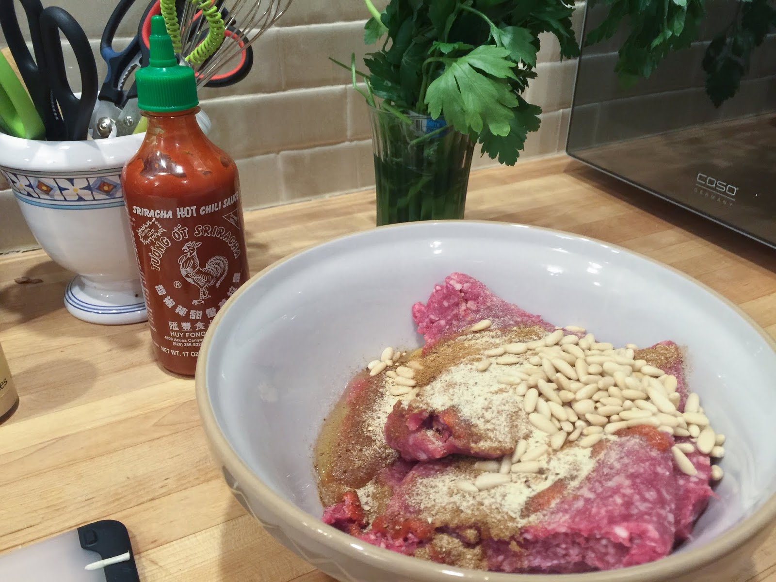 FEAST EVERYDAY : Lamb Meat Loaf with Pine Nuts