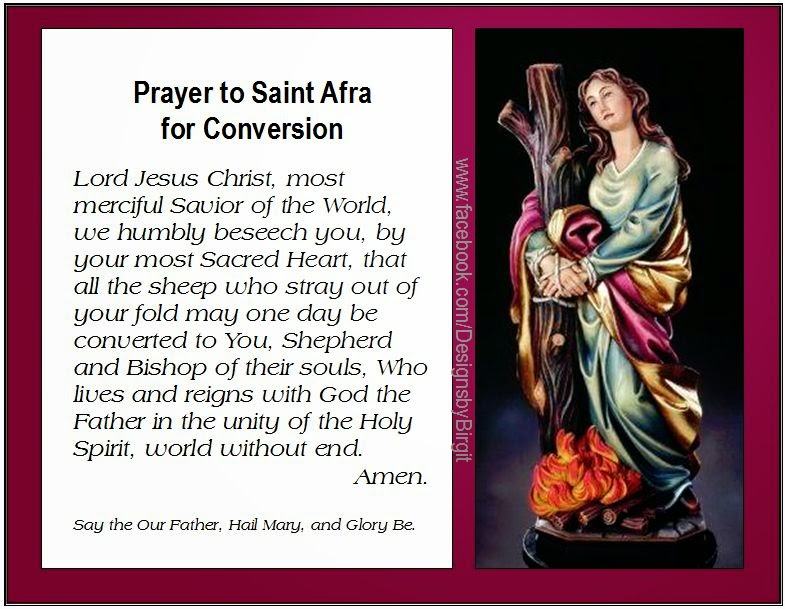 What Is Saint Afra The Patron Saint Of at Samuel Truelove blog