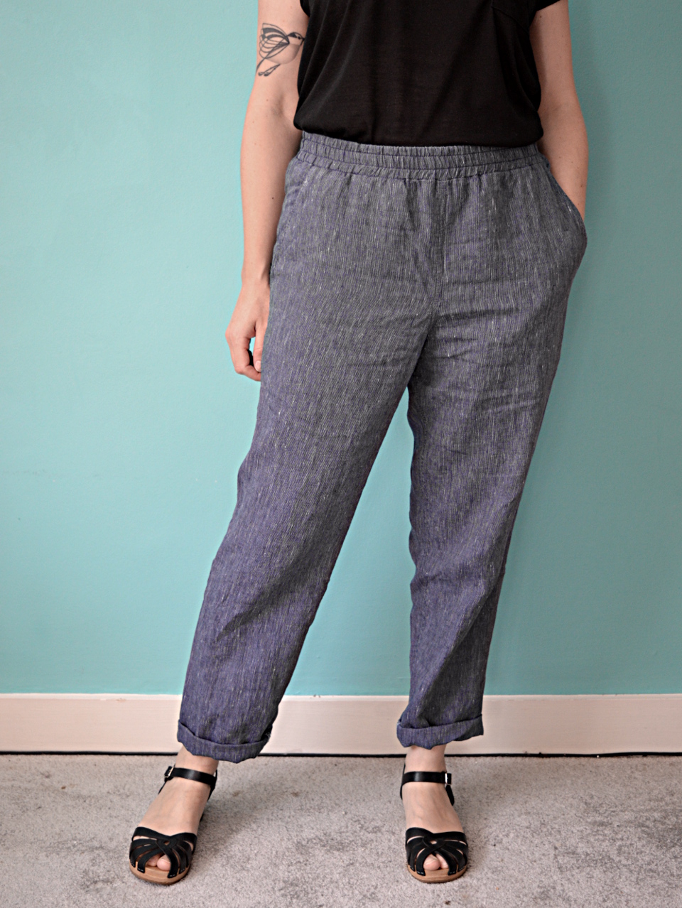 'So, Zo...': Slub Linen Arden Pants