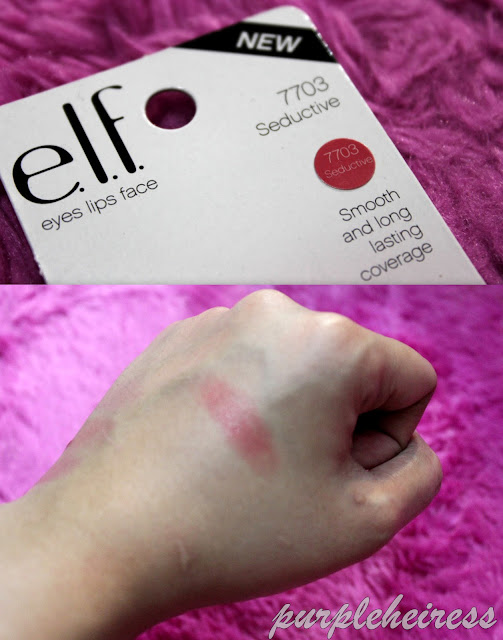 PURPLEHEIRESS: ELF Lipsticks (Tagalog Review)
