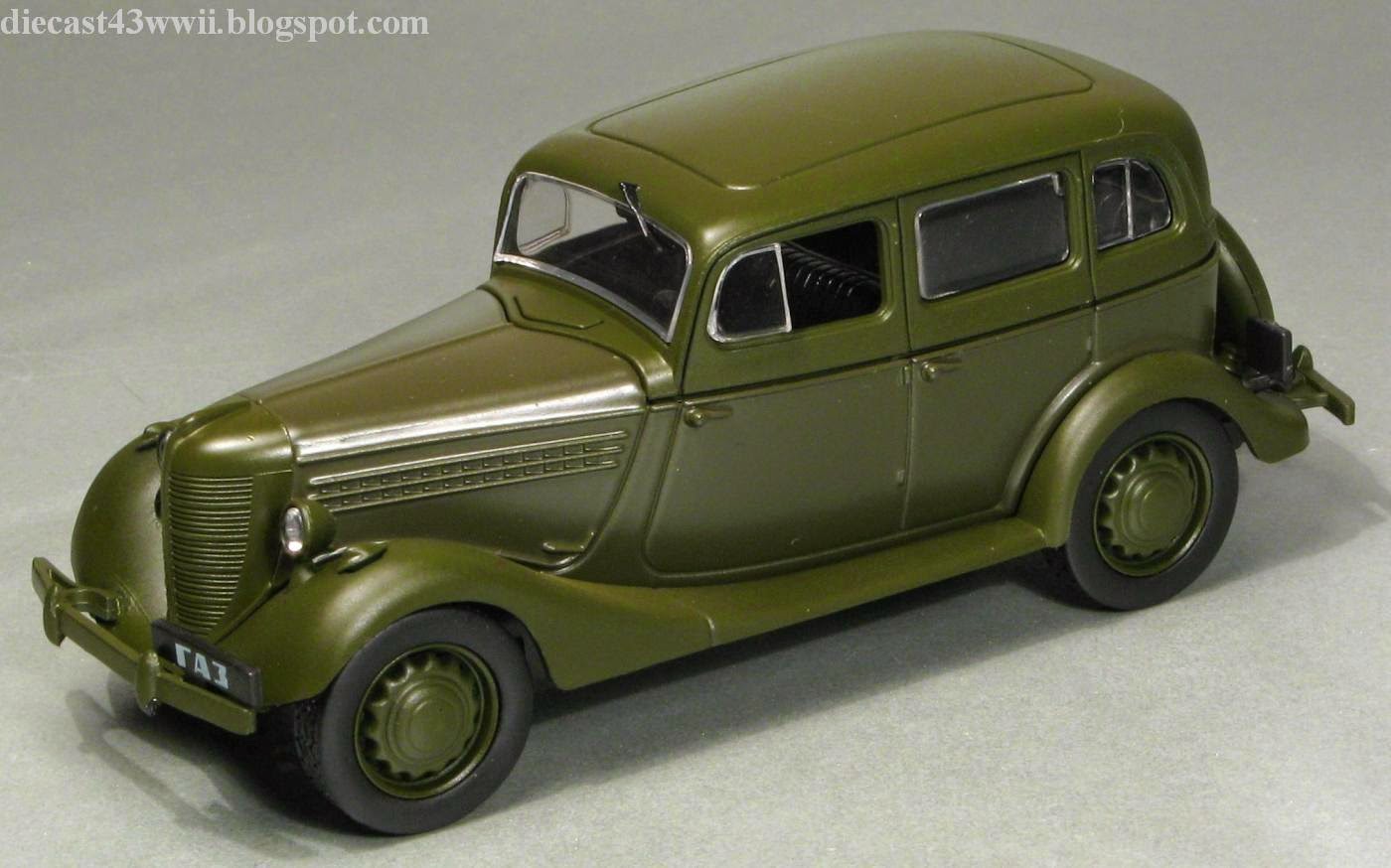 Military scale models: GAZ 11-73. De Agostini